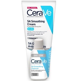 Köp CeraVe SA Smoothing Cream 177 ml + SA Smoothing Cleanser 20 ml på ...
