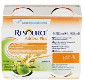 Köp Resource Addera Plus, äpple, drickfärdigt kosttillägg 4 x 200 ml på ...