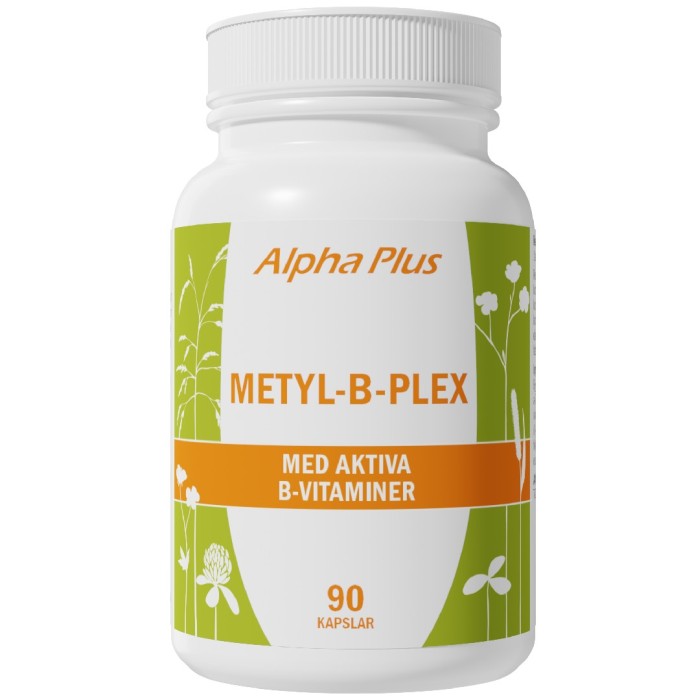 Köp Alpha Plus Metyl-B-Plex 90 kapslar på apotea.se