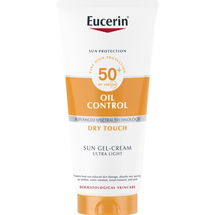 Köp Eucerin Solskydd Dry Touch SPF 50+ 200 ml på apotea.se