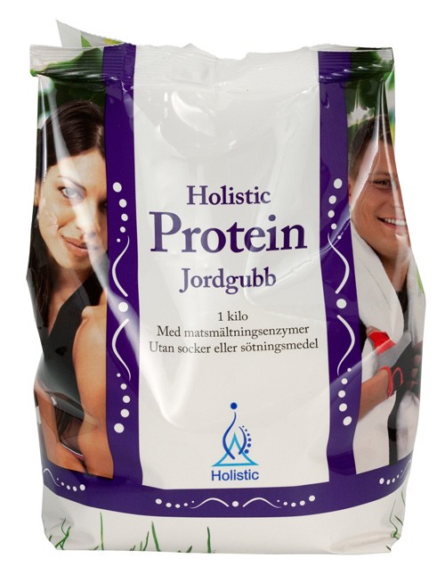 Köp Holistic Protein Jordgubb Refill 1 kg på apotea.se