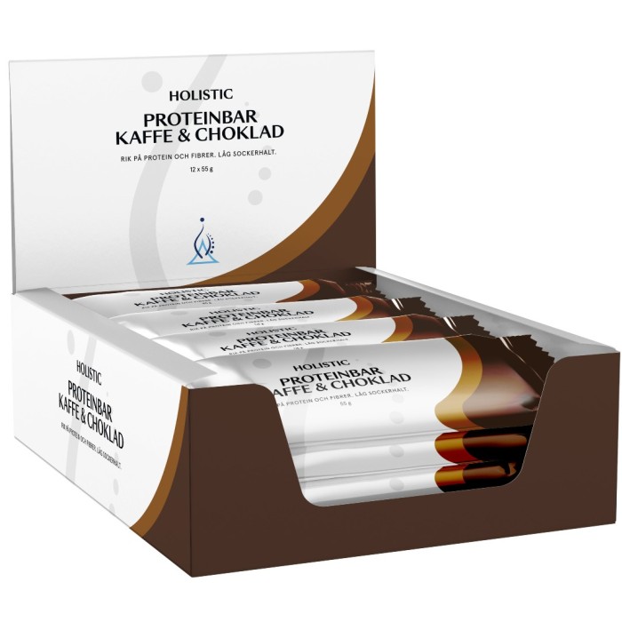 Köp Holistic Proteinbar Kaffe Choklad 12 st på apotea.se
