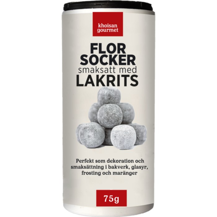Köp Khoisan Gourmet Florsocker Lakrits 75 g på apotea.se