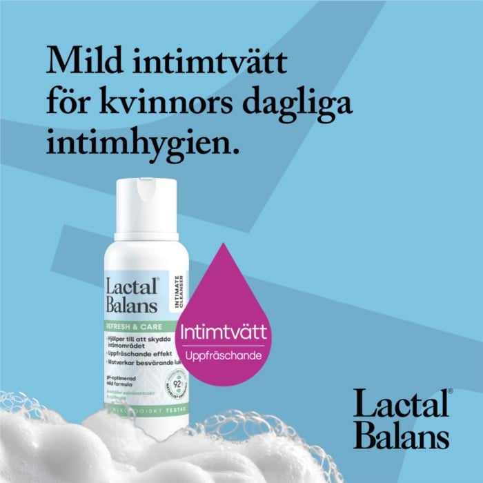 Köp Lactal Balans Refresh & Care intimtvätt 250 ml på apotea.se