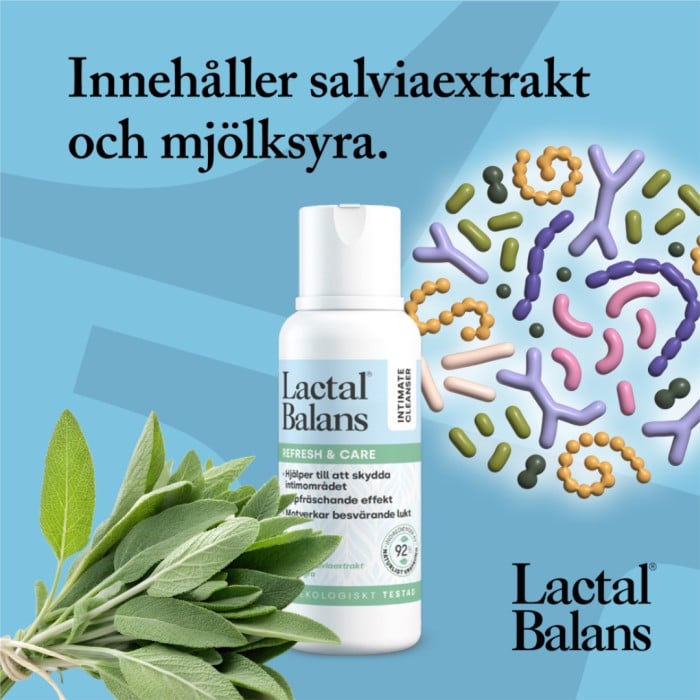 Köp Lactal Balans Refresh & Care intimtvätt 250 ml på apotea.se