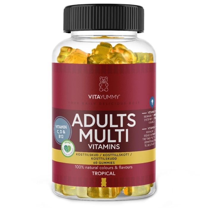 Köp VitaYummy Adults Multivitamins Tropical 60 st på apotea.se
