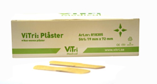 Köp ViTri Plåster non-woven 19 mm x 72 mm 250 st på apotea.se