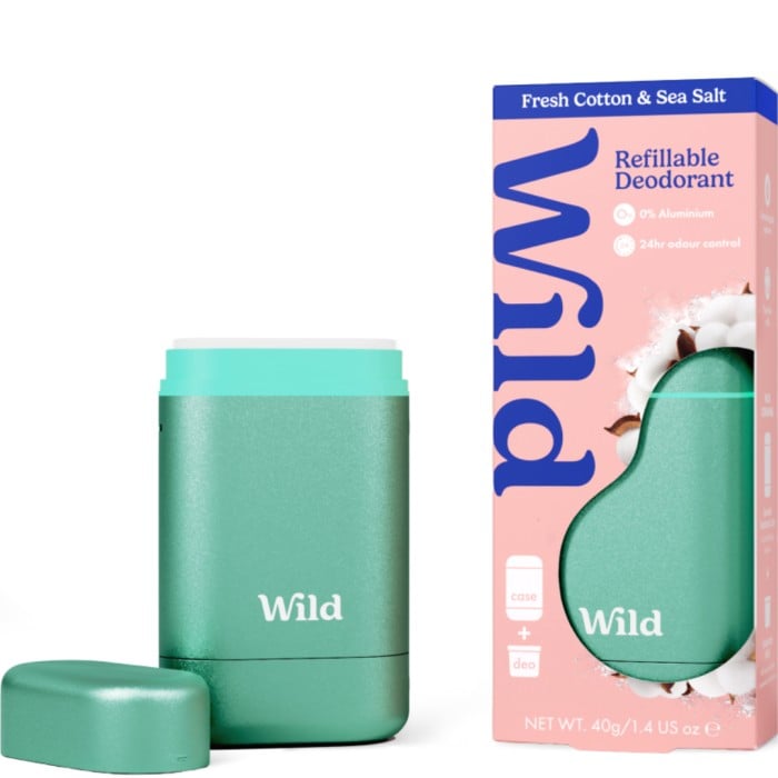 Köp Wild Aqua Case and Fresh Cotton & Sea Salt Deo Starter Pack 40 g på ...